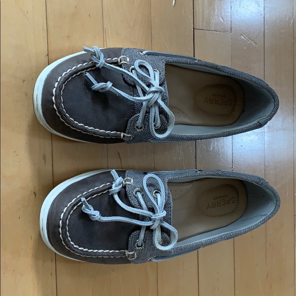 Firefish Met Canvas Grey Sperry Boat Shoes - Gem